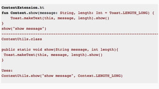 Kotlin : next programming language | PPT