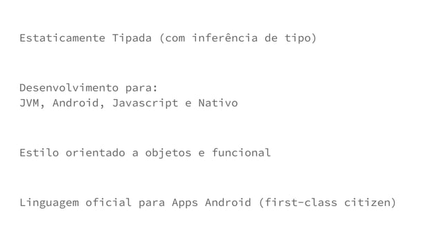 Kotlin Overview (PT-BR) | PPT