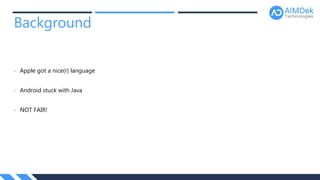 Kotlin- Programming Language For Modern Multi-Platform Applications | PPTX