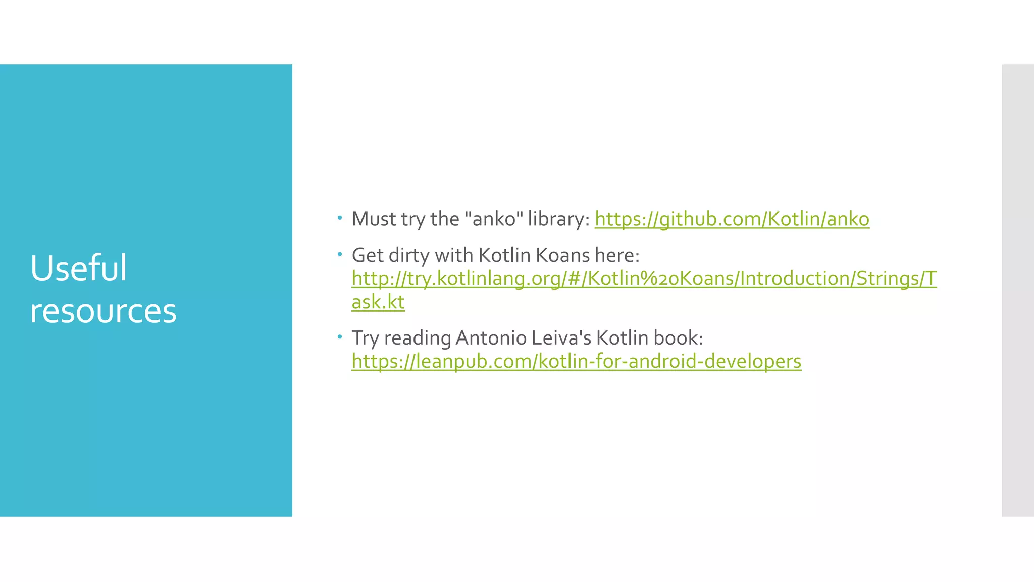 Kotlin presentation | PPTX
