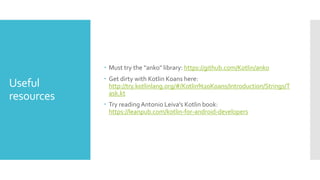 Kotlin presentation | PPTX