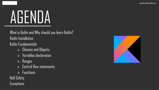 Kotlin Programming Language Edureka Ppt