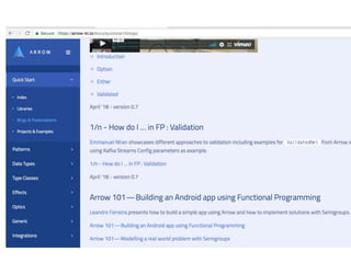 Arrow 101 - Kotlin funcional com Arrow | PPT