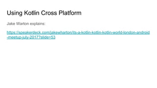 Kotlin tech talk | PPT