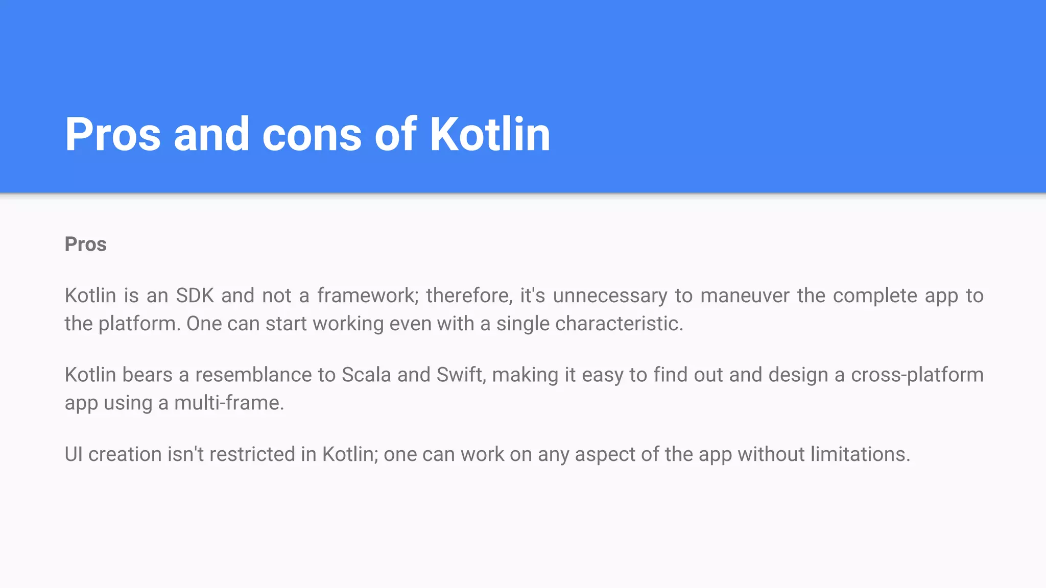 Kotlin vs Flutter: The Battle of Platforms | PPTX