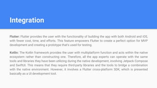 Kotlin vs Flutter: The Battle of Platforms | PPTX