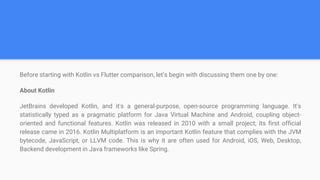 Kotlin vs Flutter: The Battle of Platforms | PPTX