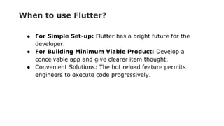 Kotlin vs flutter which is better for doing business | PPT
