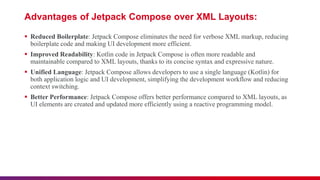 Kotlin With JetPack Compose Presentation | PPTX