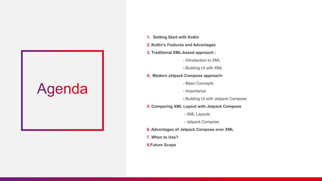 Kotlin With JetPack Compose Presentation | PPTX