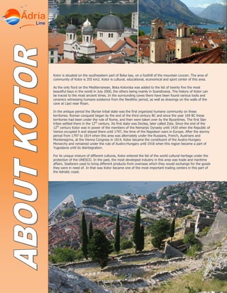 Kotor Walking Tour | PDF