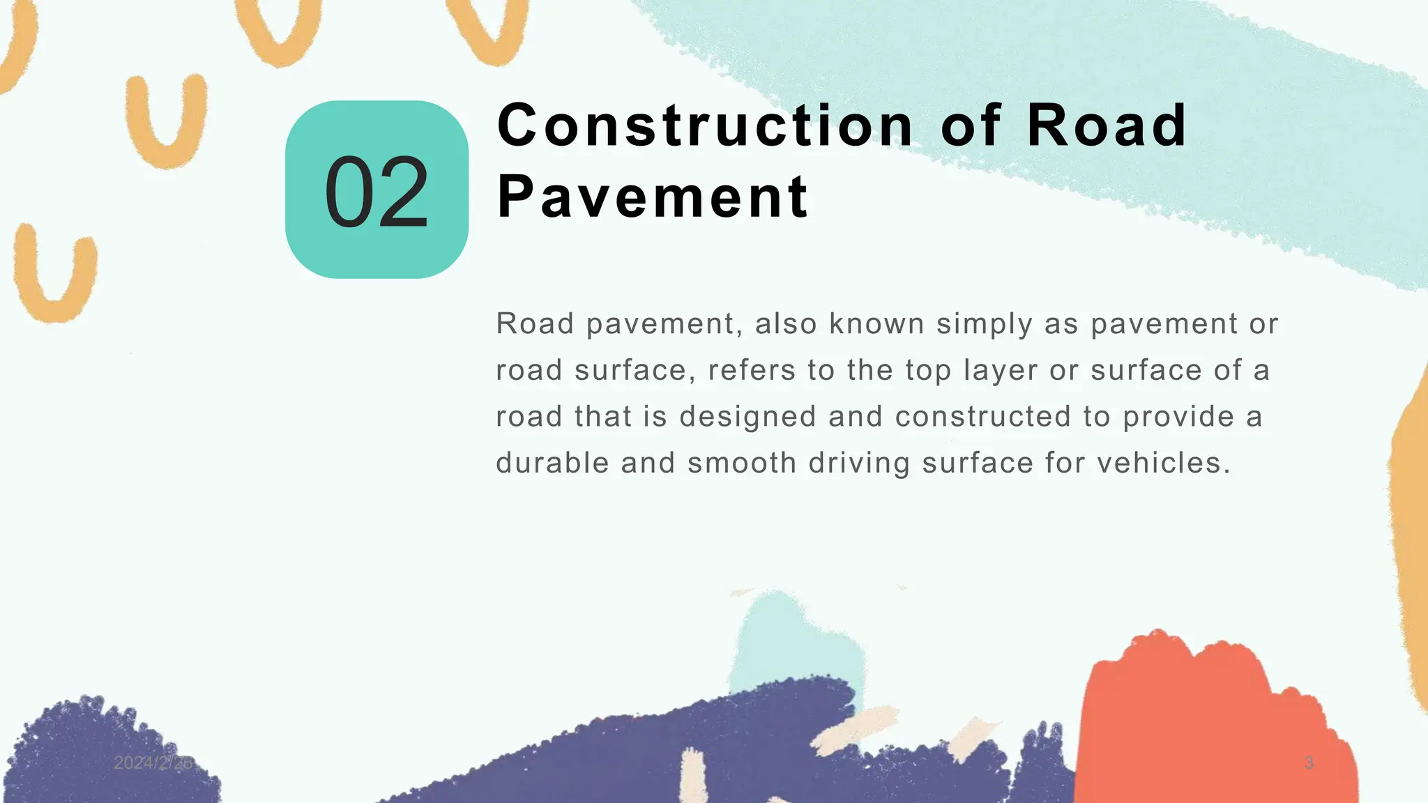 Construction of Road pavement Civil Engineering | PPTX