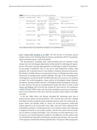Conceptualizing the Innovation Process Towards the ‘Active Innovation ...