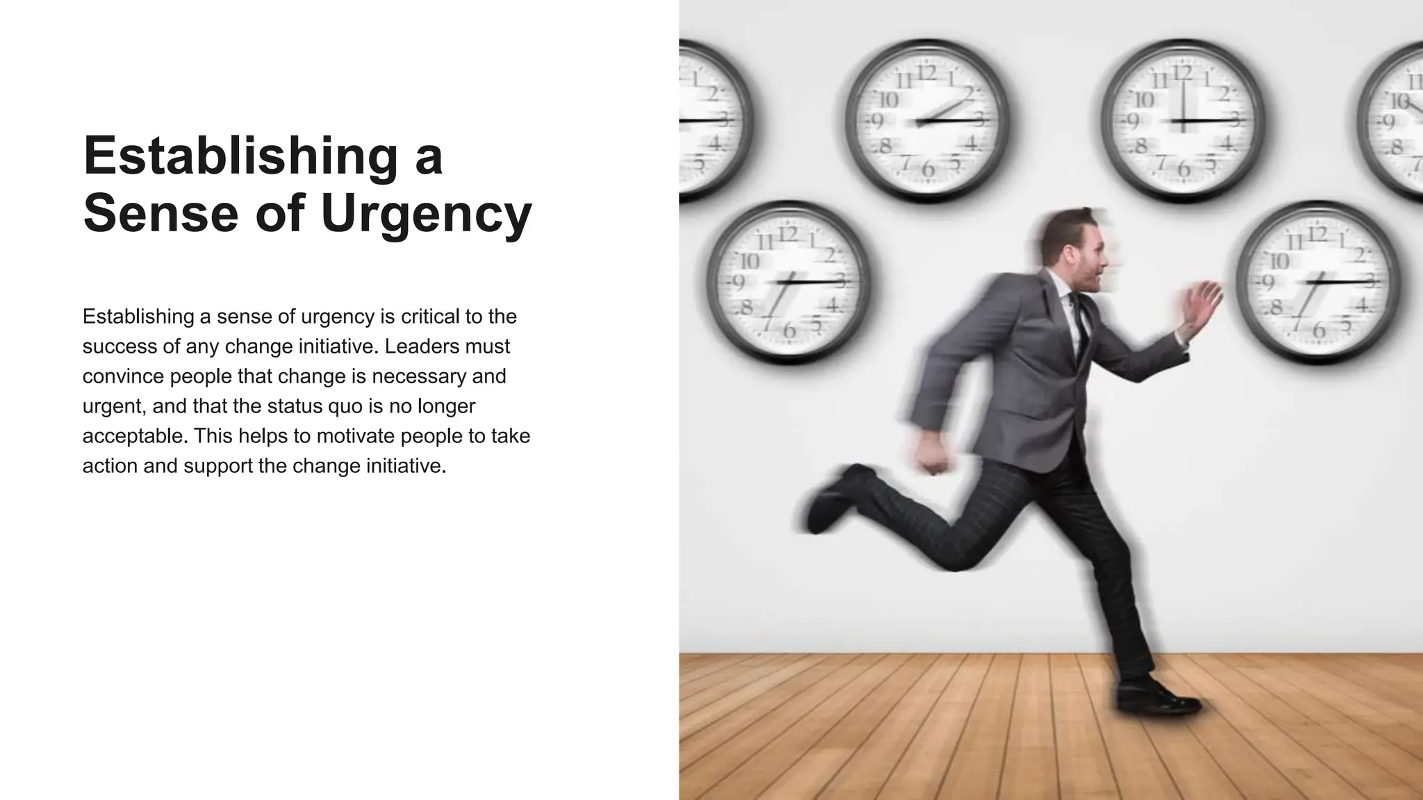Kotter's 8 step Model for change leadership | PPTX