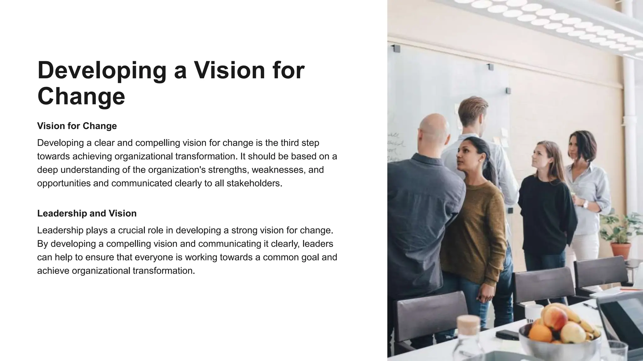 Kotter's 8 step Model for change leadership | PPTX