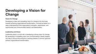 Kotter's 8 step Model for change leadership | PPTX