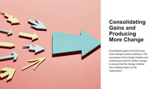 Kotter's 8 step Model for change leadership | PPTX | Business Administration | Business