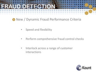 Client Connect 2013 - How to Beat Fraud and Boost Sales | PPT