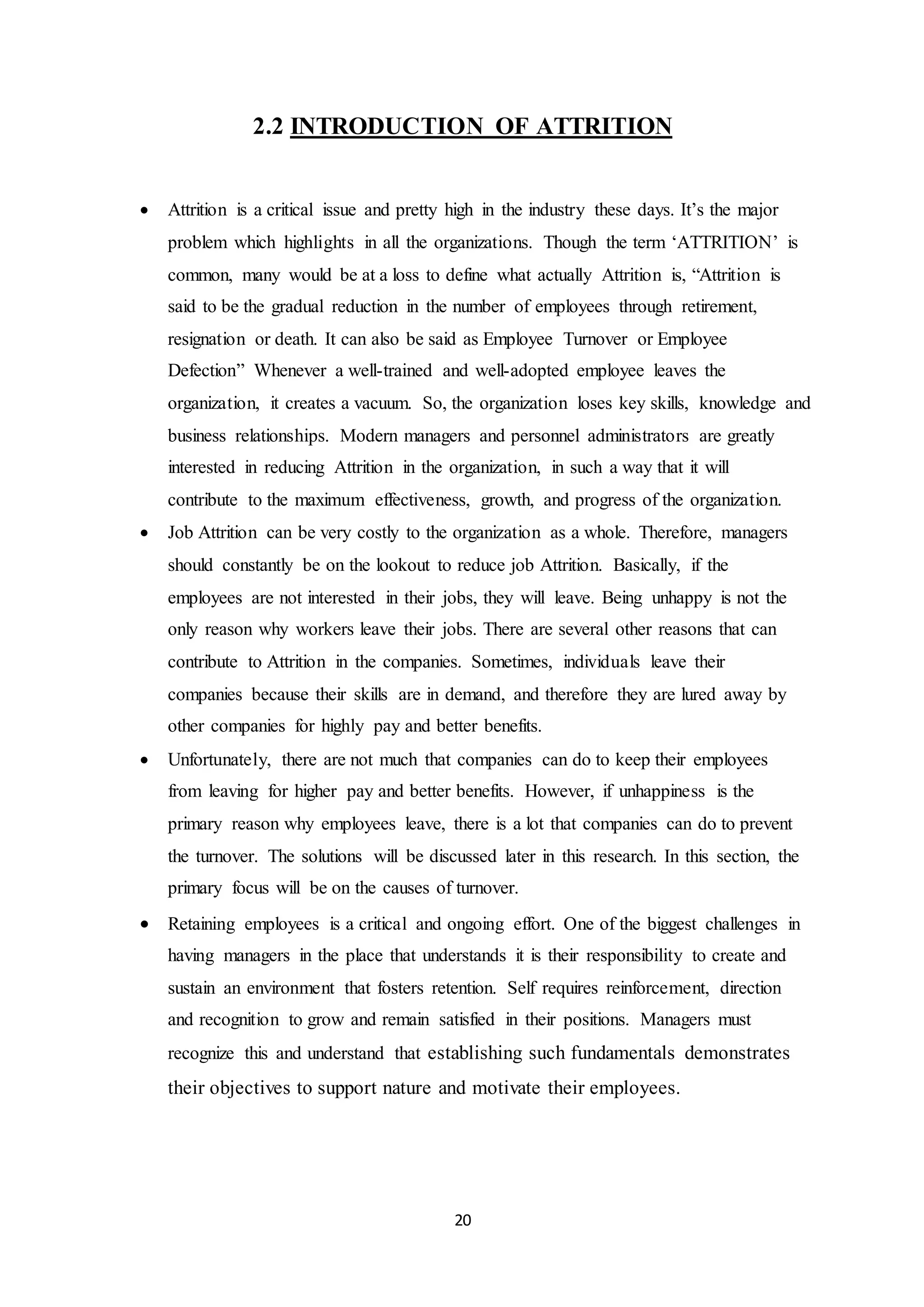 Employees Attrition Rate at Gleneagles Global Hospital | DOCX