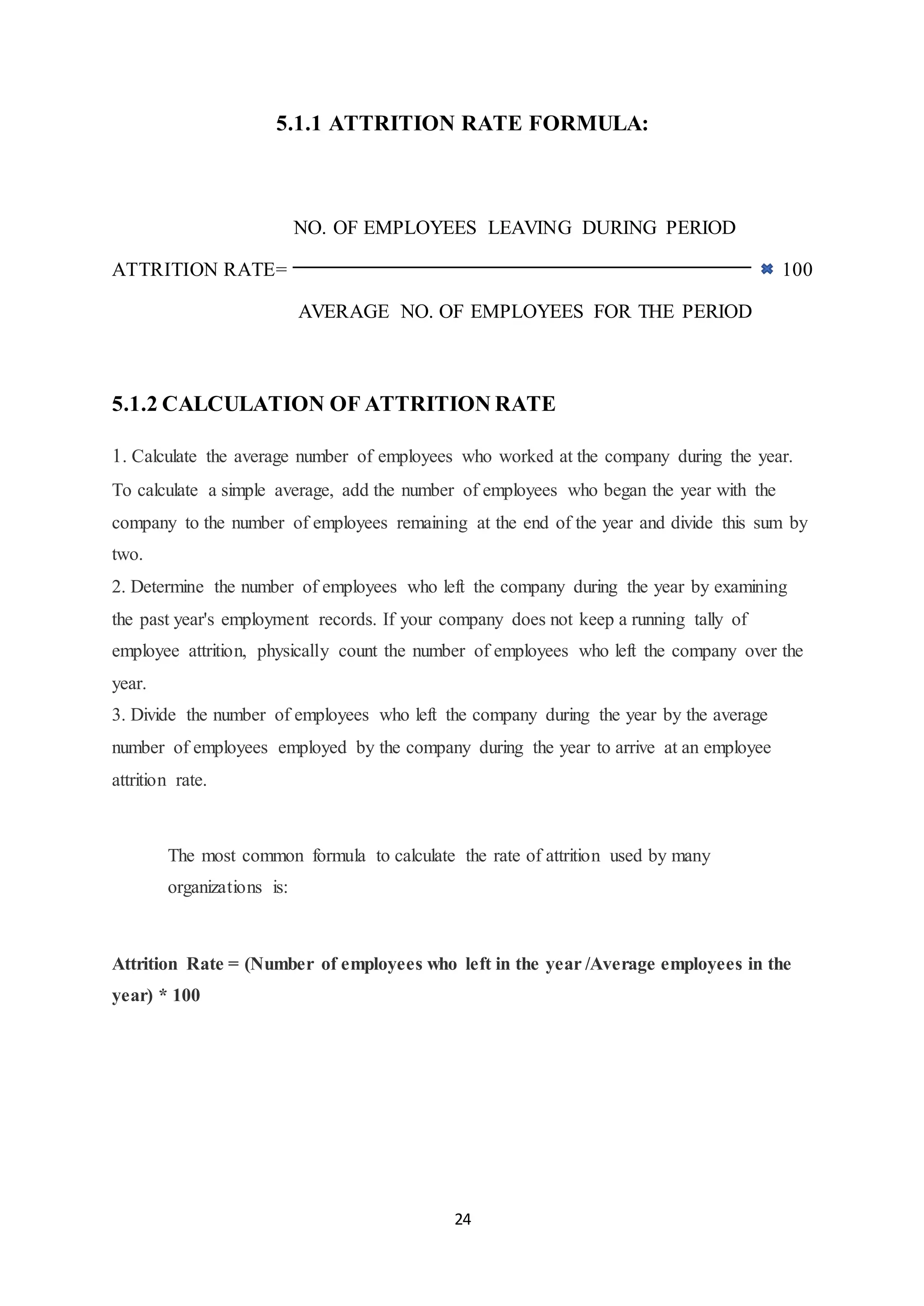 Employees Attrition Rate at Gleneagles Global Hospital | DOCX