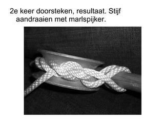 Een kousleuver maken / working a reef cringle | PPT