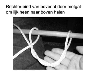 Een kousleuver maken / working a reef cringle | PPT