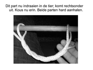Een kousleuver maken / working a reef cringle | PPT