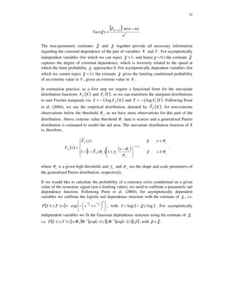 Early Warning Systems for Currency Crises: A Multivariate Extreme Value Approach | PDF