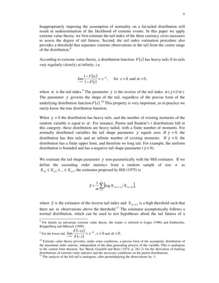 Early Warning Systems for Currency Crises: A Multivariate Extreme Value Approach | PDF