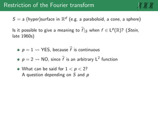 On maximal and variational Fourier restriction | PPT