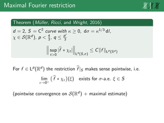 On maximal and variational Fourier restriction | PPT