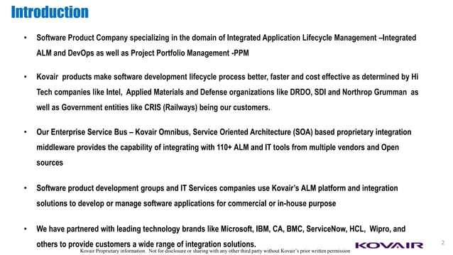 Kovair Product Capabilities – An Overview | PPTX | Computer Software and Applications | Computing
