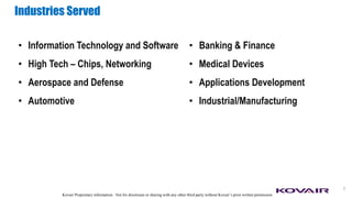 Kovair Product Capabilities – An Overview | PPT