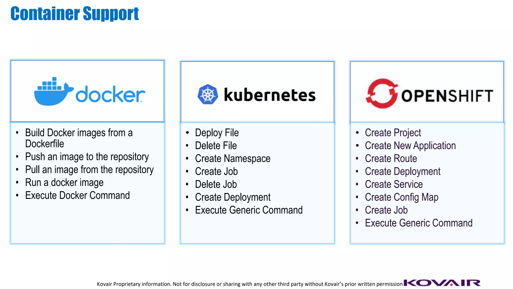 Kovair DevSecOps Capabilities Overview | PPTX