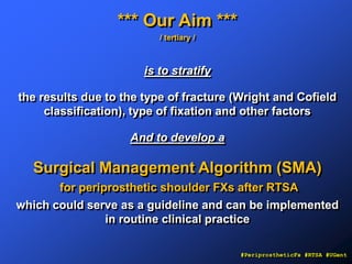Surgical management of postoperative fractures after reverse total ...