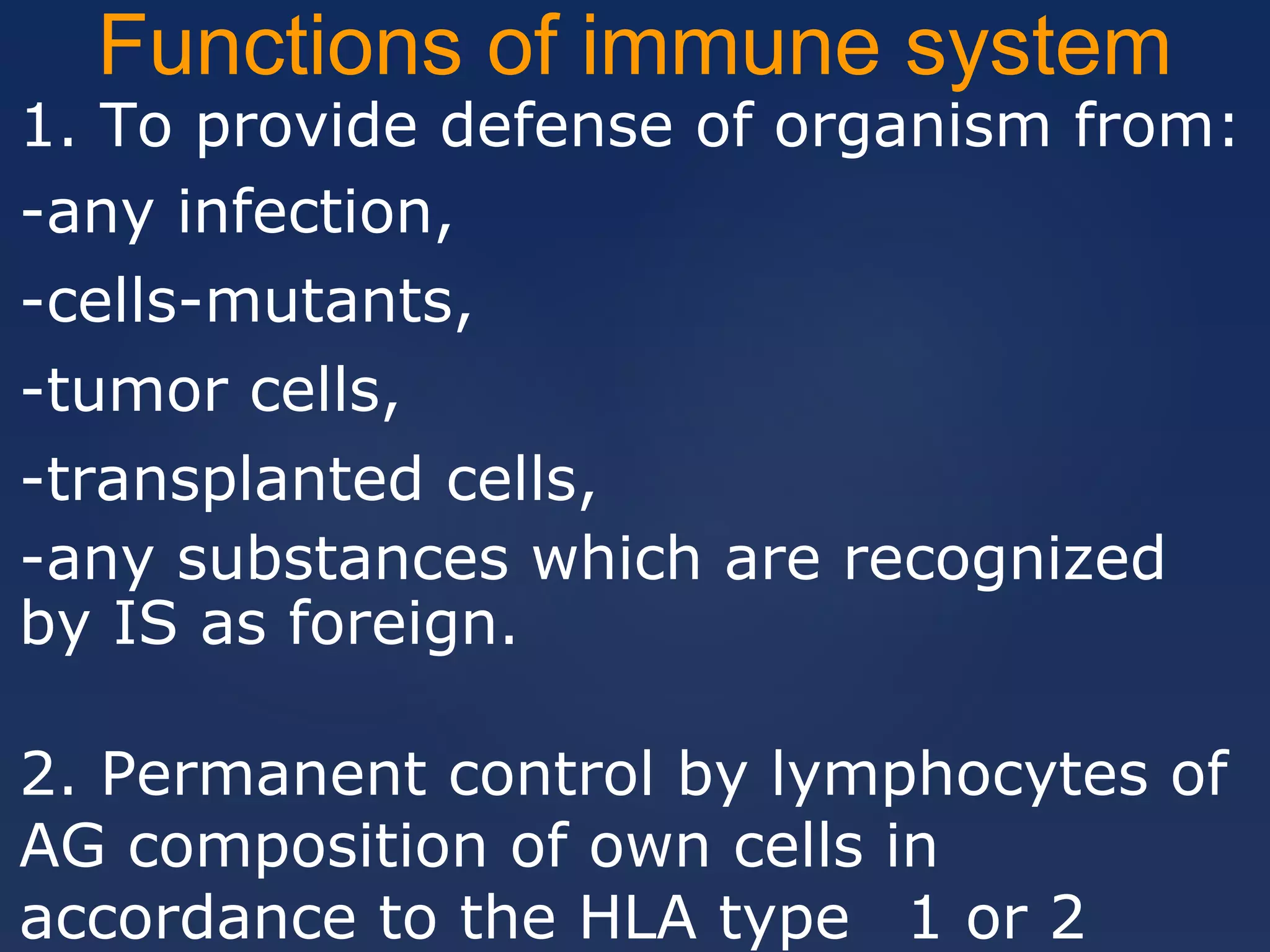 Pathology of immune system | PPT