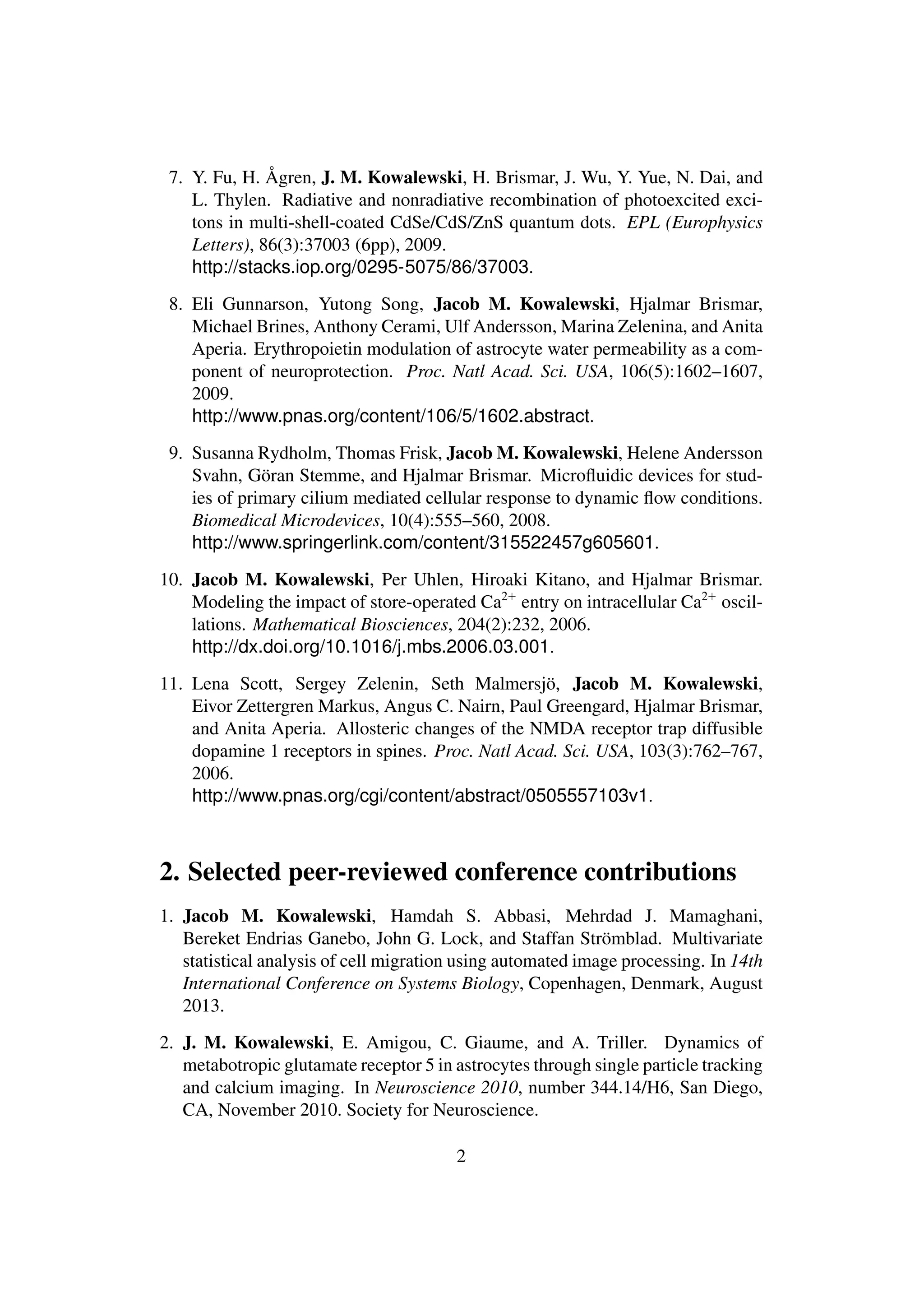 List of publications | PDF
