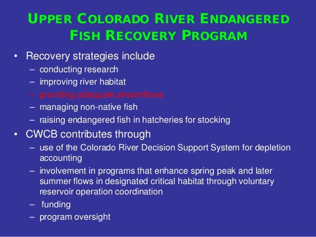 Colorado's and other States' Tools for Protecting Instream Flows - Te…