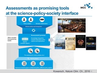 Making policy alternatives: A framework for the current science-policy ...