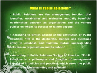 Different Tools of Public Relations | PPT