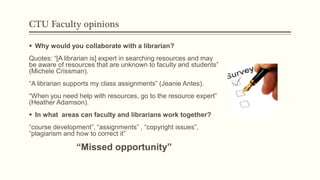 Faculty-Librarian collaboration | PDF