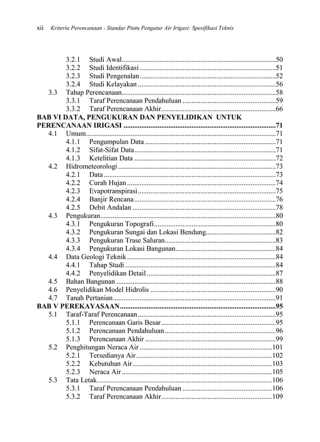 Kriteria Perencanaan-KP 01-Jaringan Irigasi- Tahun 2013 | PDF