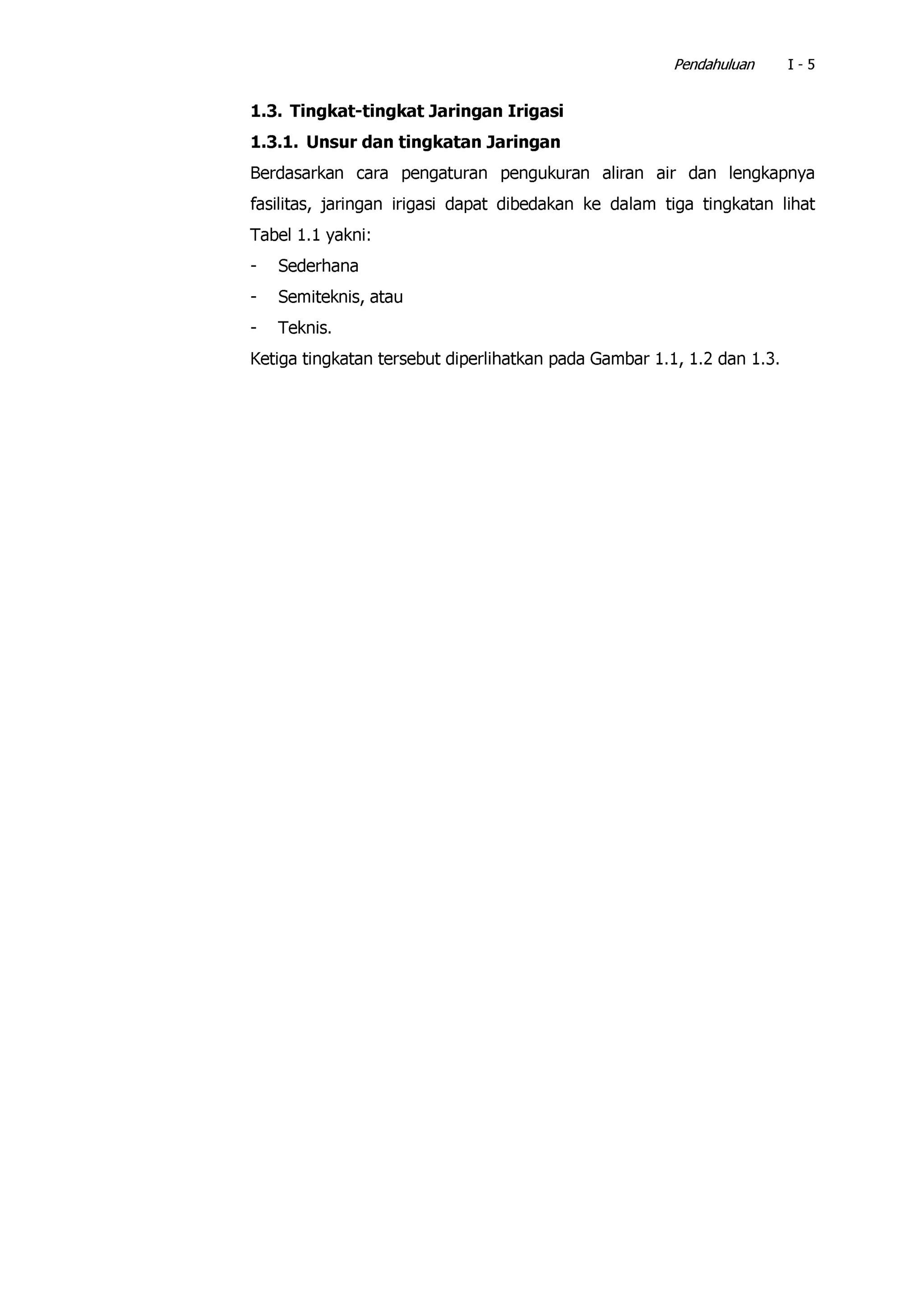 Kp 01 - perencanaan jaringan irigasi | PDF