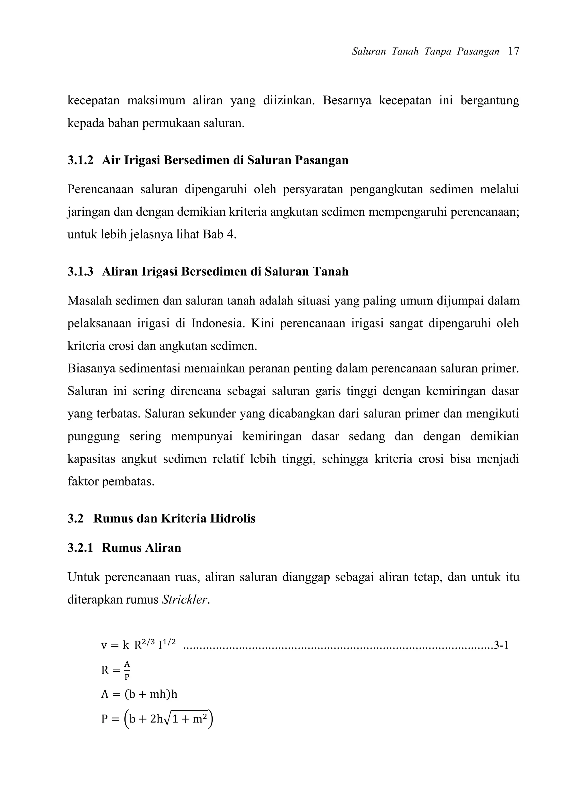 Kriteria Perencanaan-KP 03-saluran-Tahun 2013 | PDF