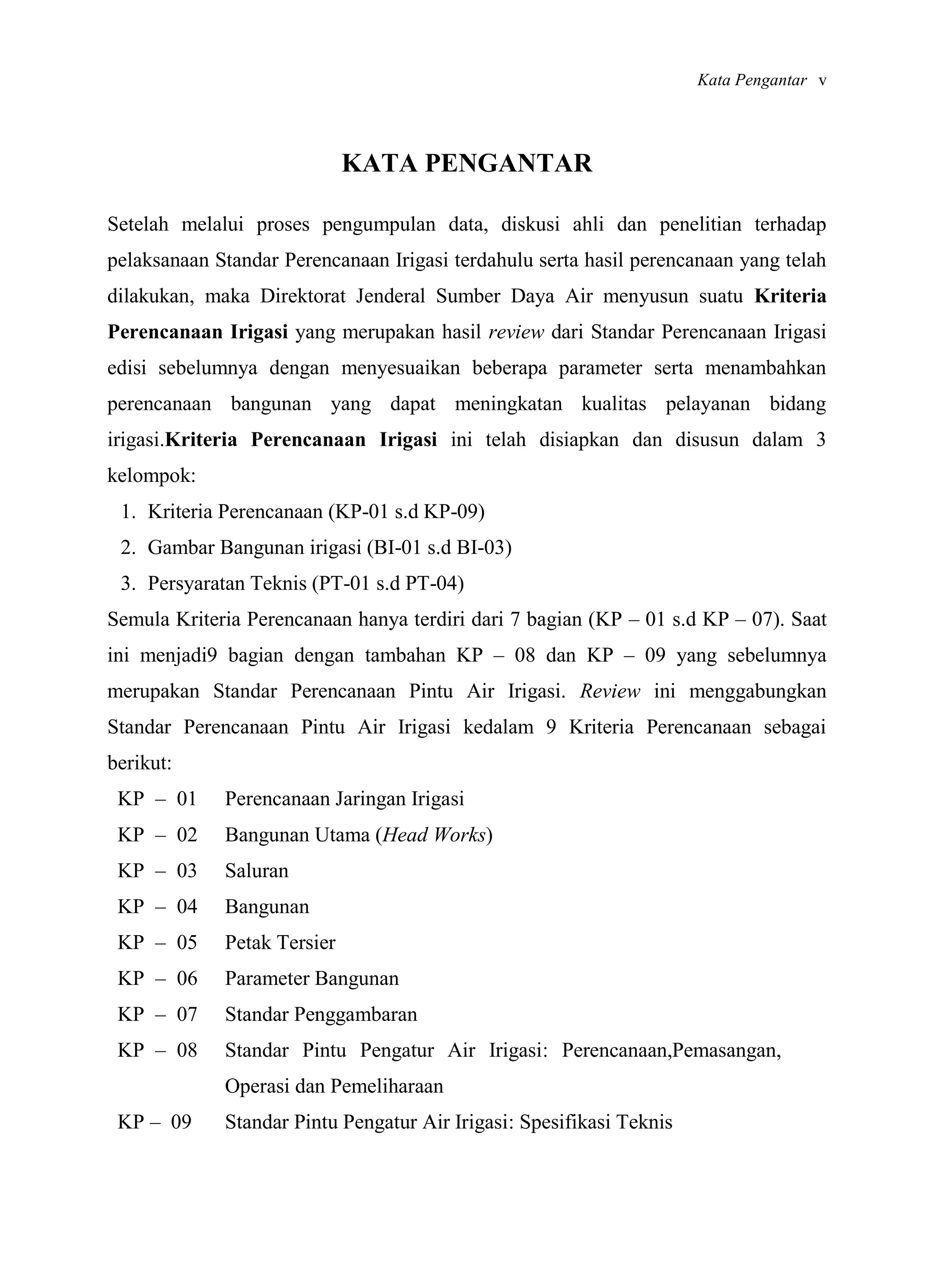 Kriteria Perencanaan-KP 03-saluran-Tahun 2013 | PDF