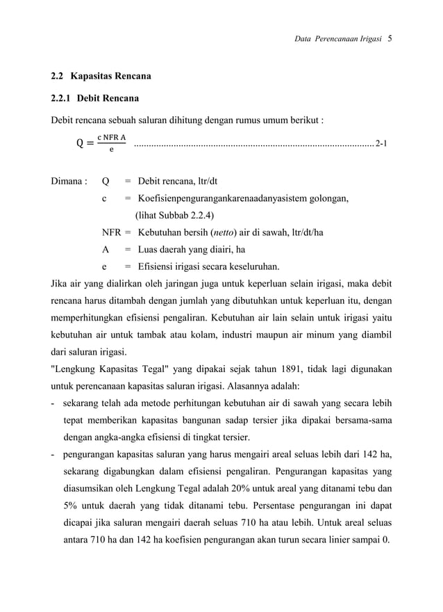 Kriteria Perencanaan-KP 03-saluran-Tahun 2013 | PDF