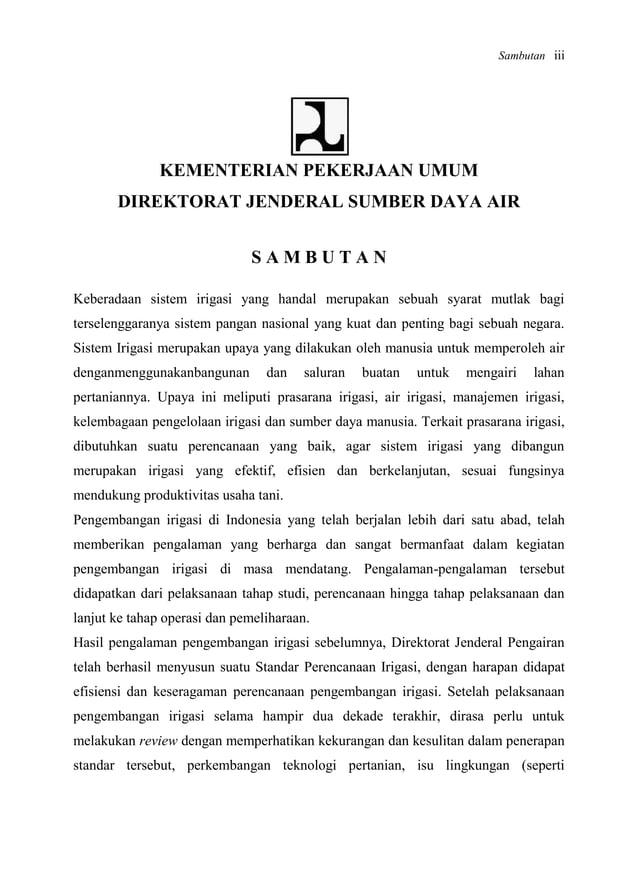Kriteria Perencanaan-KP 03-saluran-Tahun 2013 | PDF