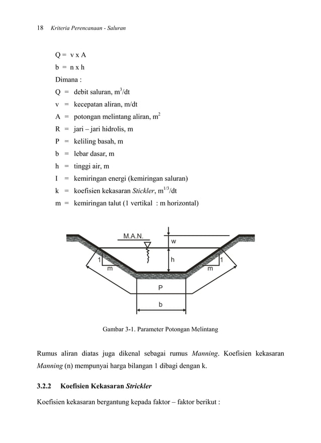 Kriteria Perencanaan-KP 03-saluran-Tahun 2013 | PDF