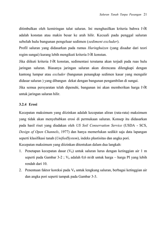 Kriteria Perencanaan-KP 03-saluran-Tahun 2013 | PDF
