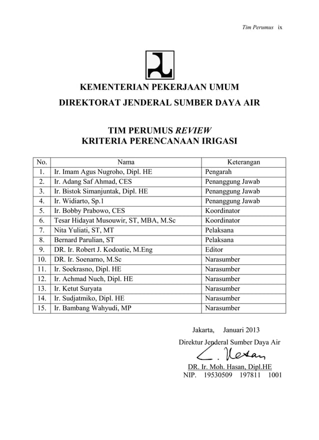 Kriteria Perencanaan-KP 03-saluran-Tahun 2013 | PDF